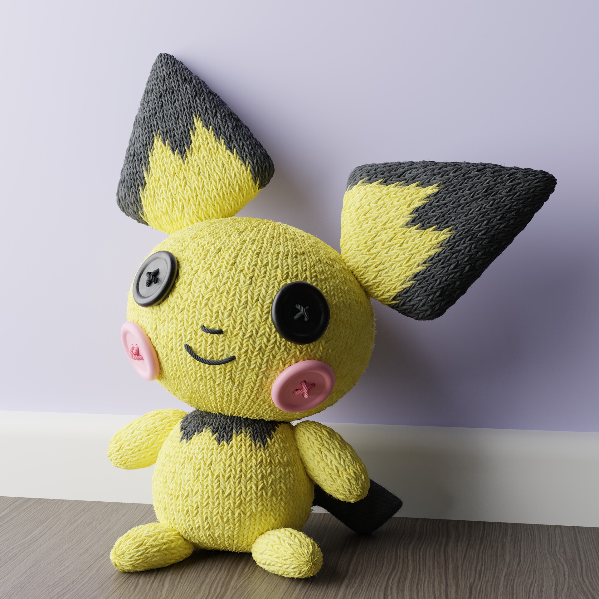 pichu plush pattern