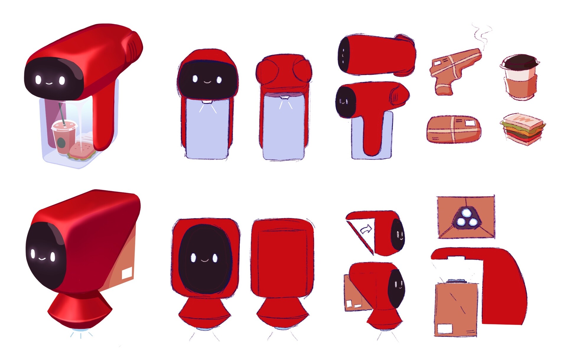 ArtStation - Little Red Robot