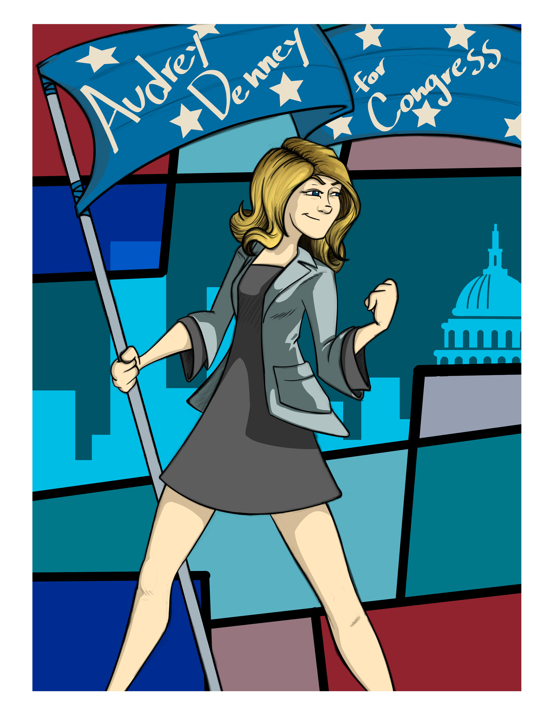 ArtStation - Audrey Denney For Congress