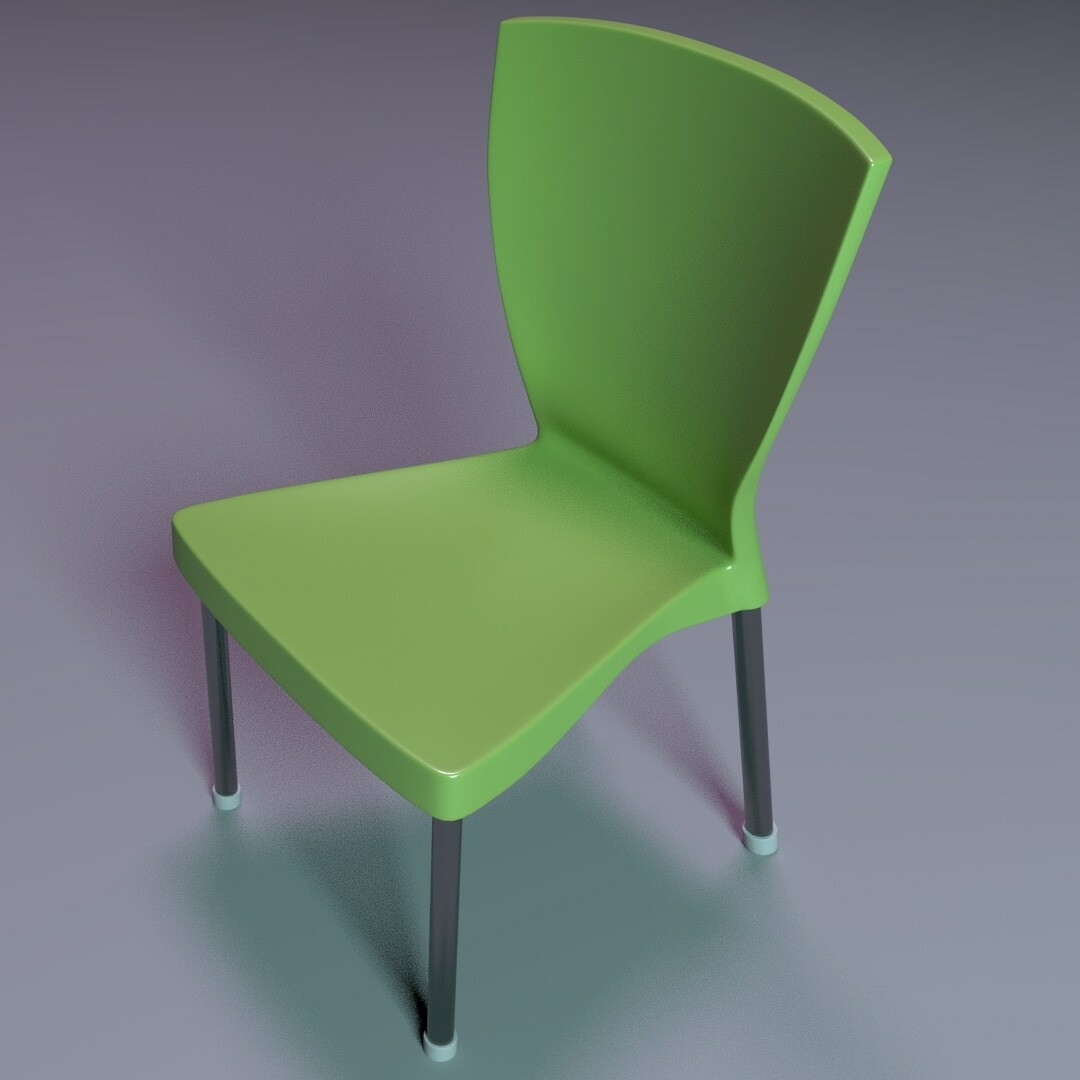 ArtStation - chair_3D_model(AutodeskMaya)