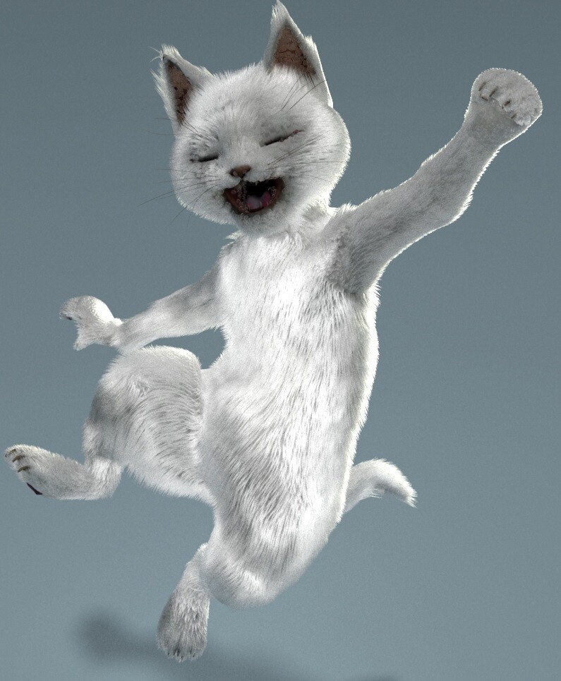 ArtStation - Palico rig, updated fur! (01/30/2020)