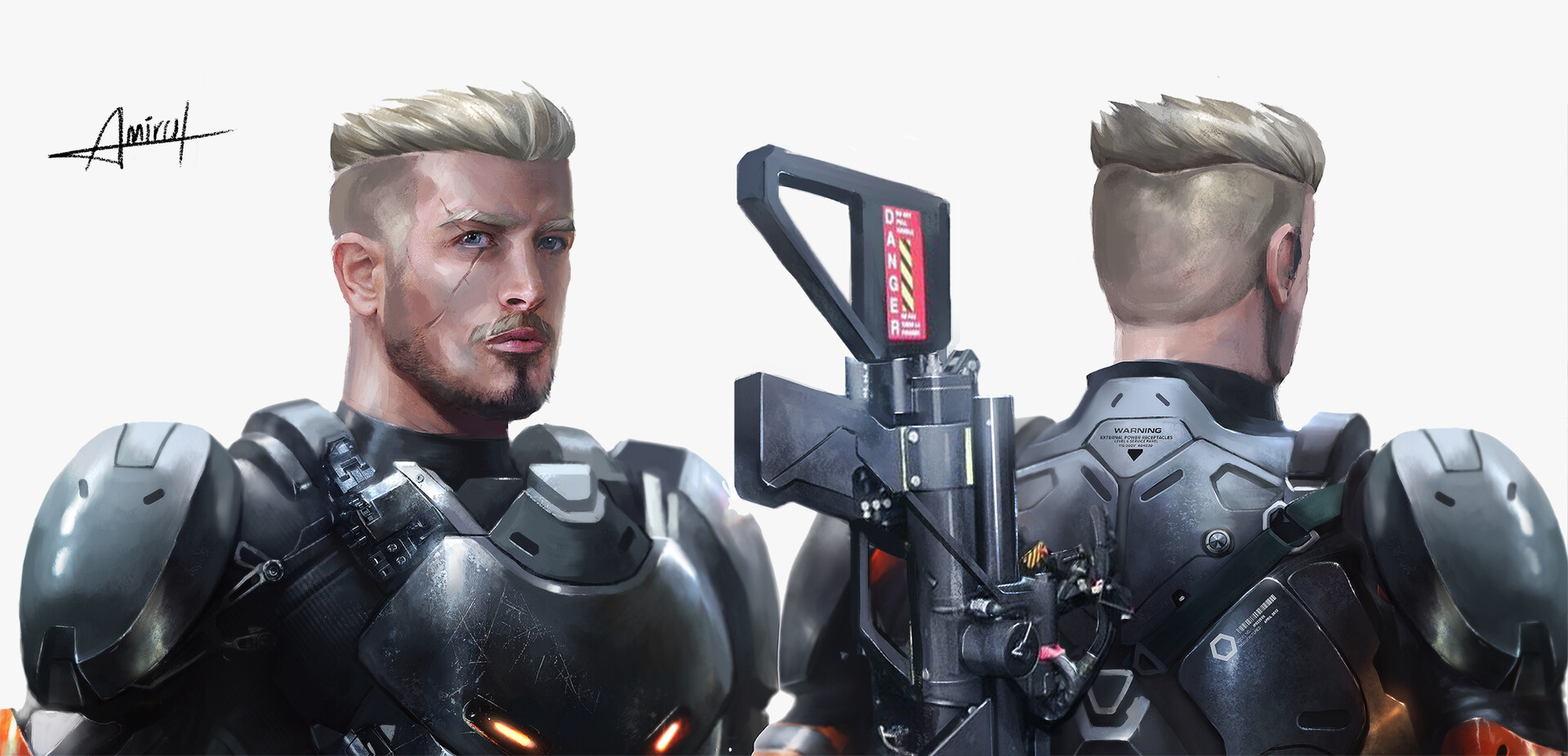 Amirul Hafiz - StarGate Battle Armor Suit Design