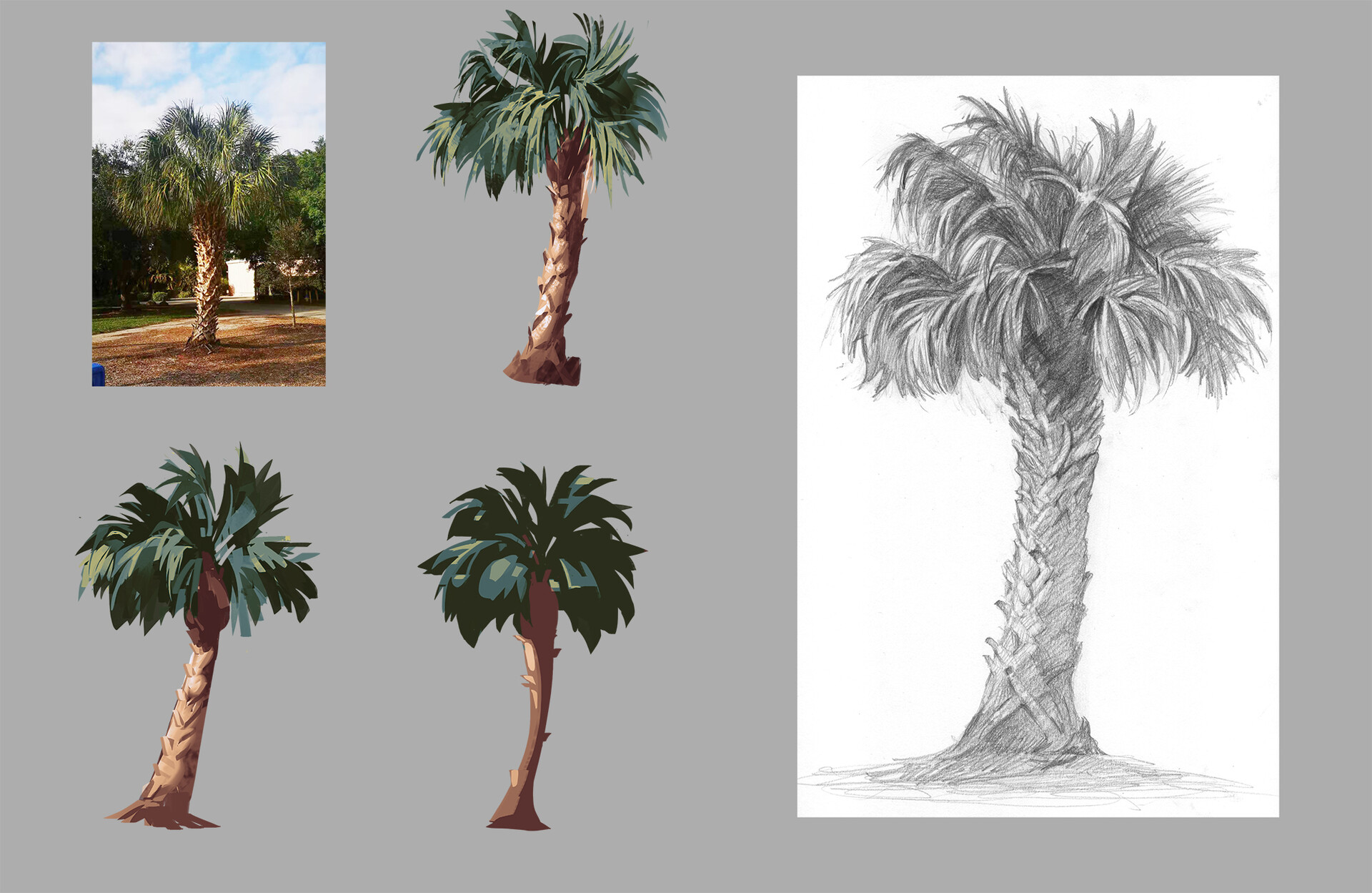 ArtStation - tree study