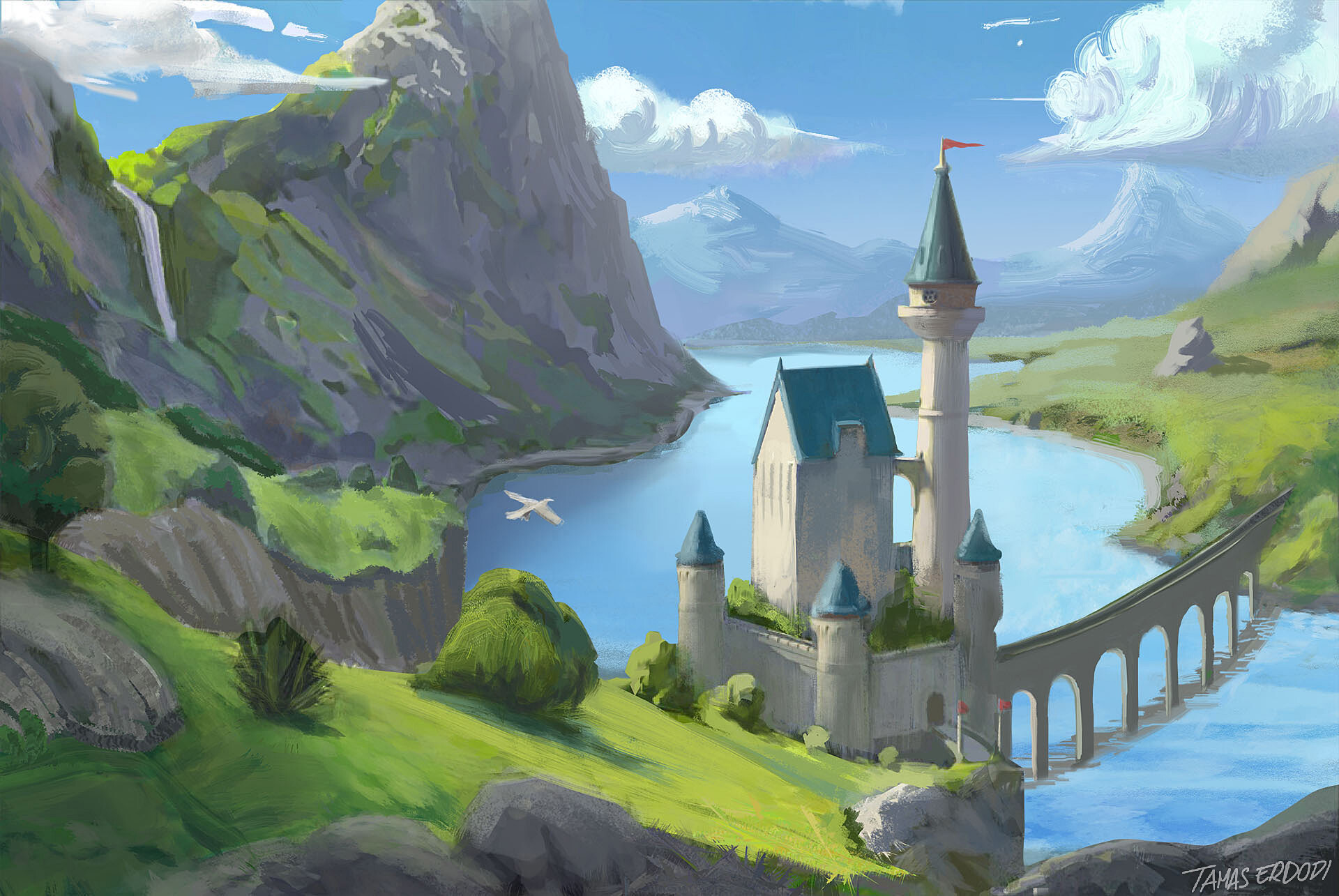ArtStation - Magical Arts Fantasy castle