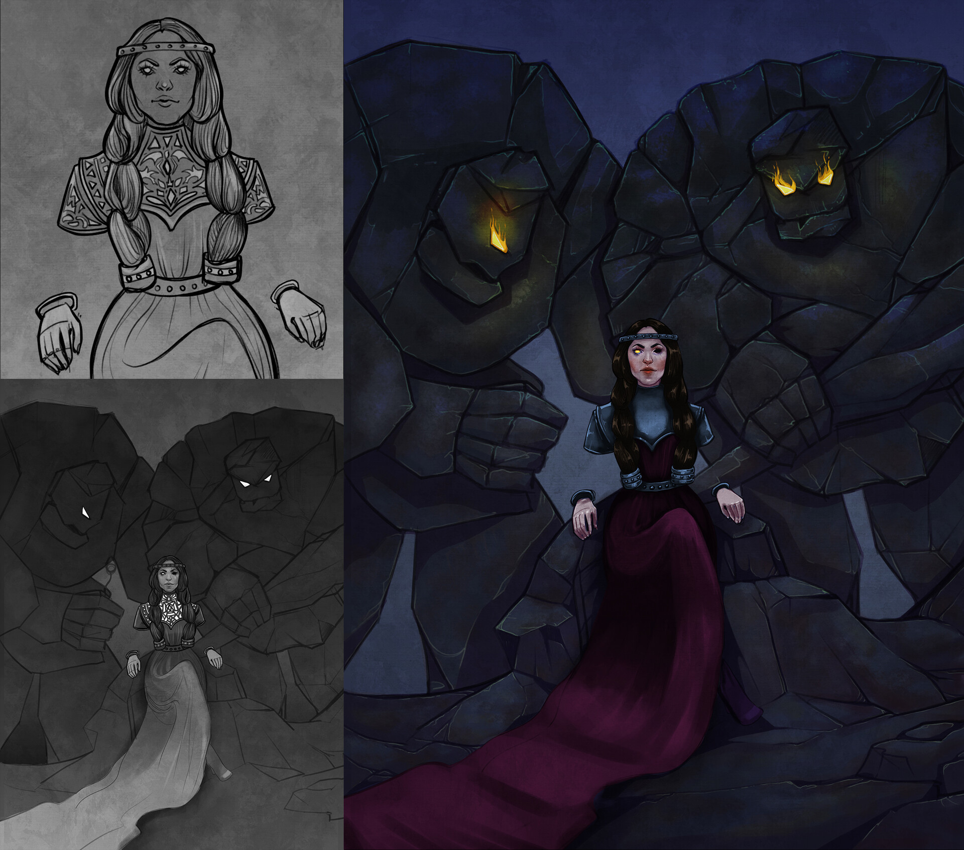 Katerina Komissarova - Stone Elementals