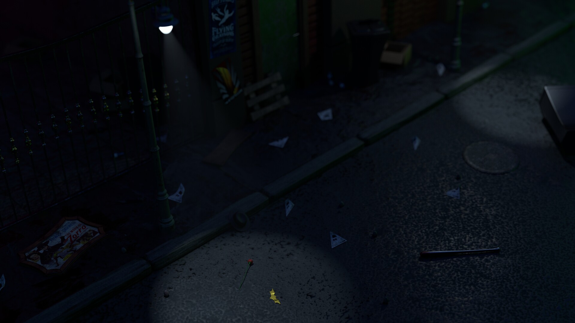 ArtStation - Gotham City Alley