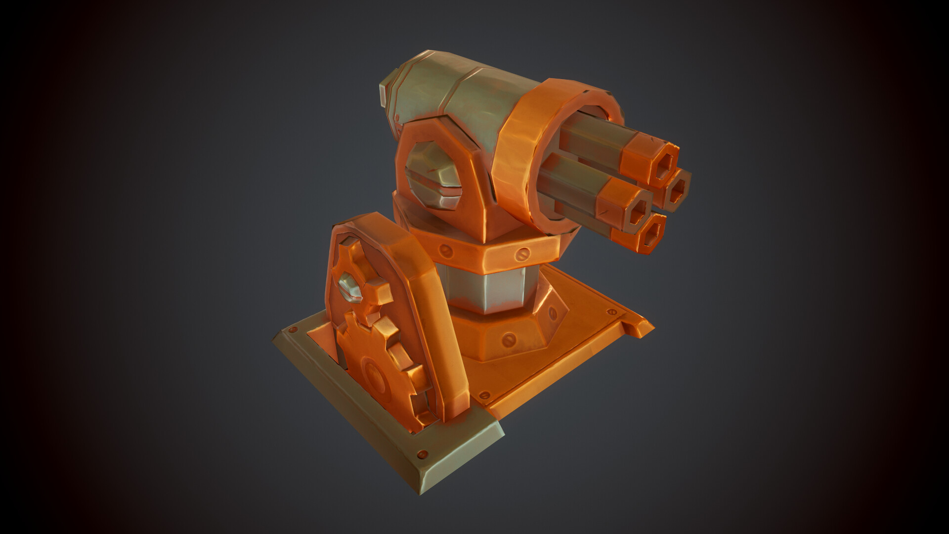 ArtStation - Stylized Turret