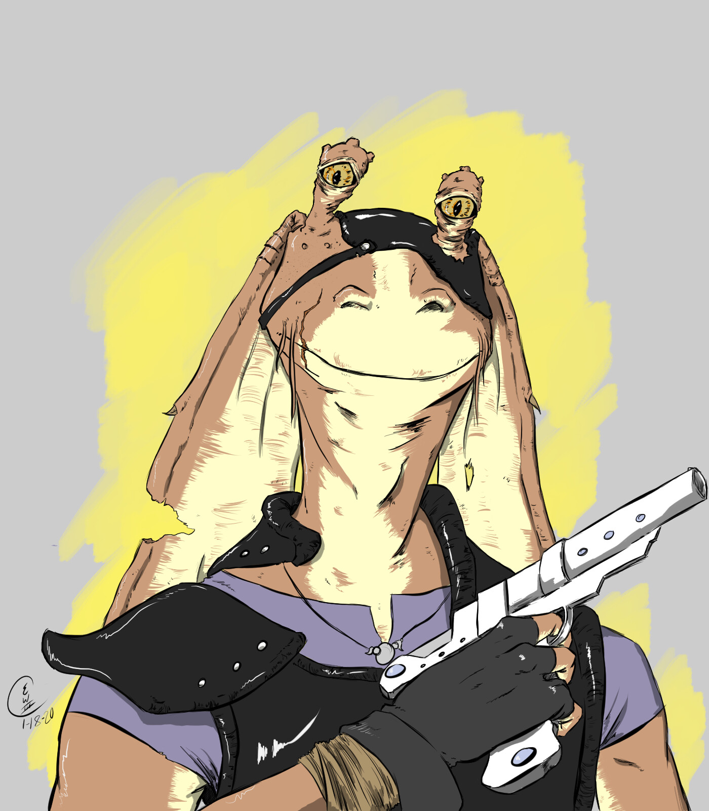 Ellis Walker - Gungan Soldier