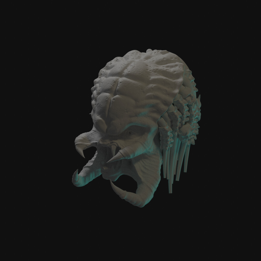 ArtStation - The Predator Knife Grip project