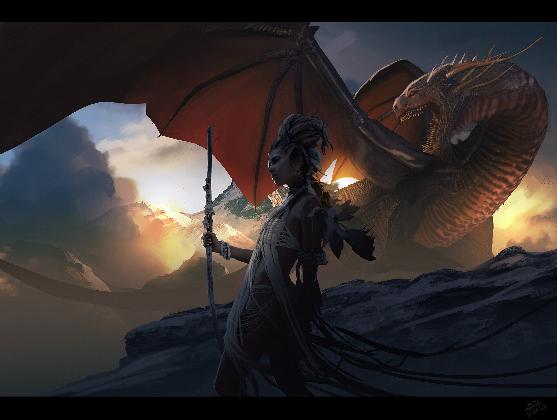 ArtStation - dragon queen