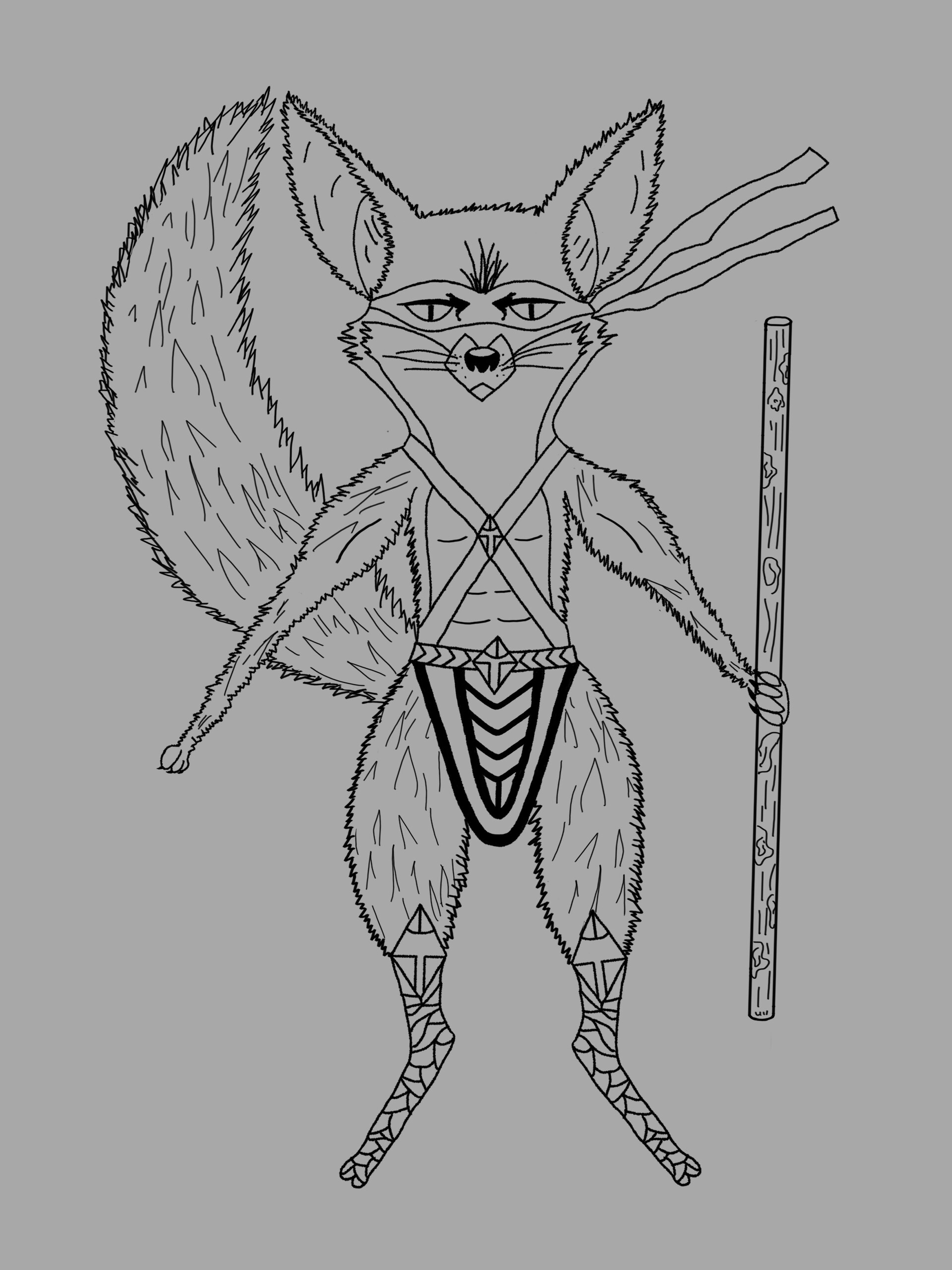 ArtStation - Ninja Fox