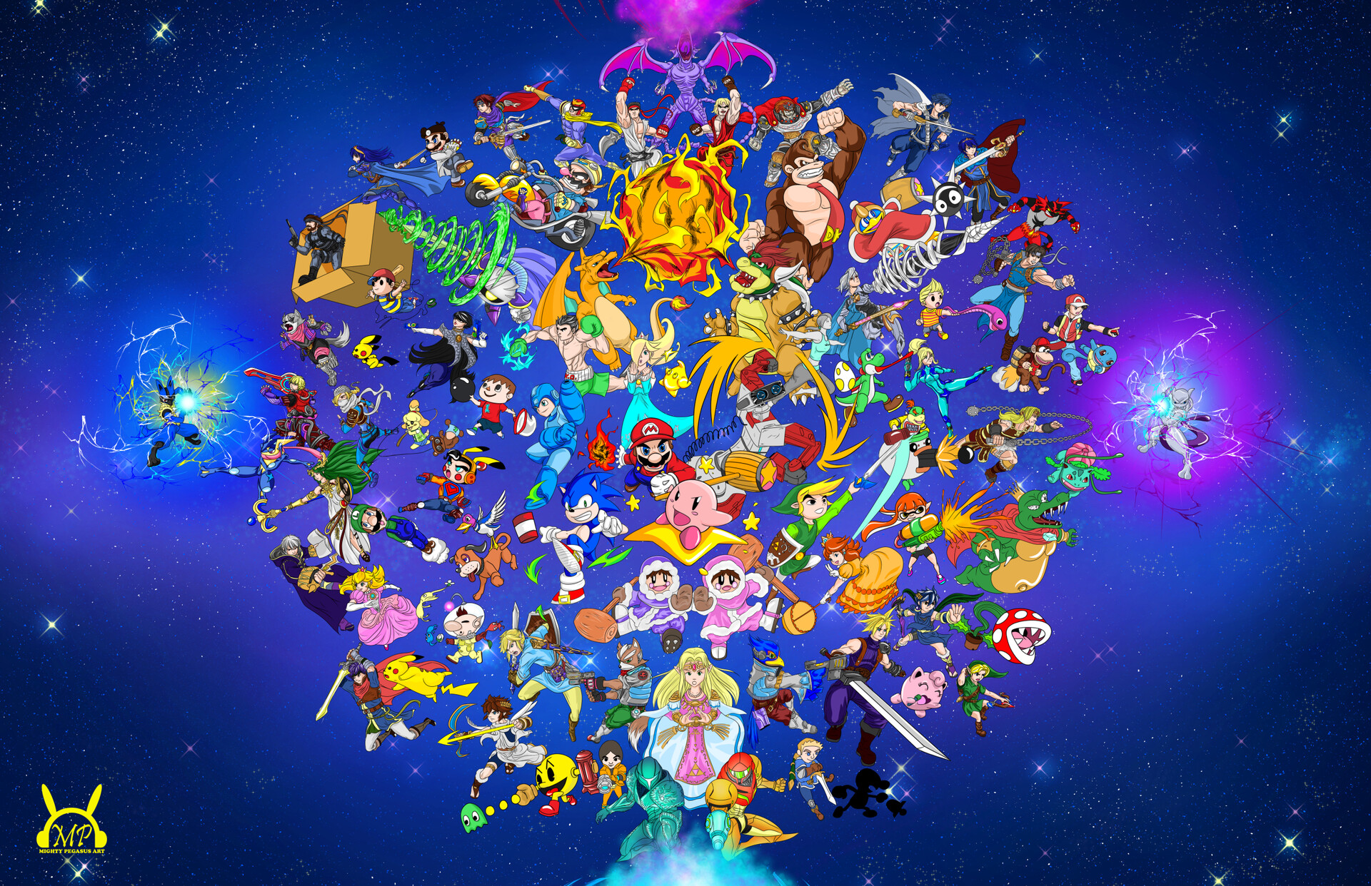 ArtStation - ALL SMASH BROS ULTIMATE CHARACTERS Variant #1