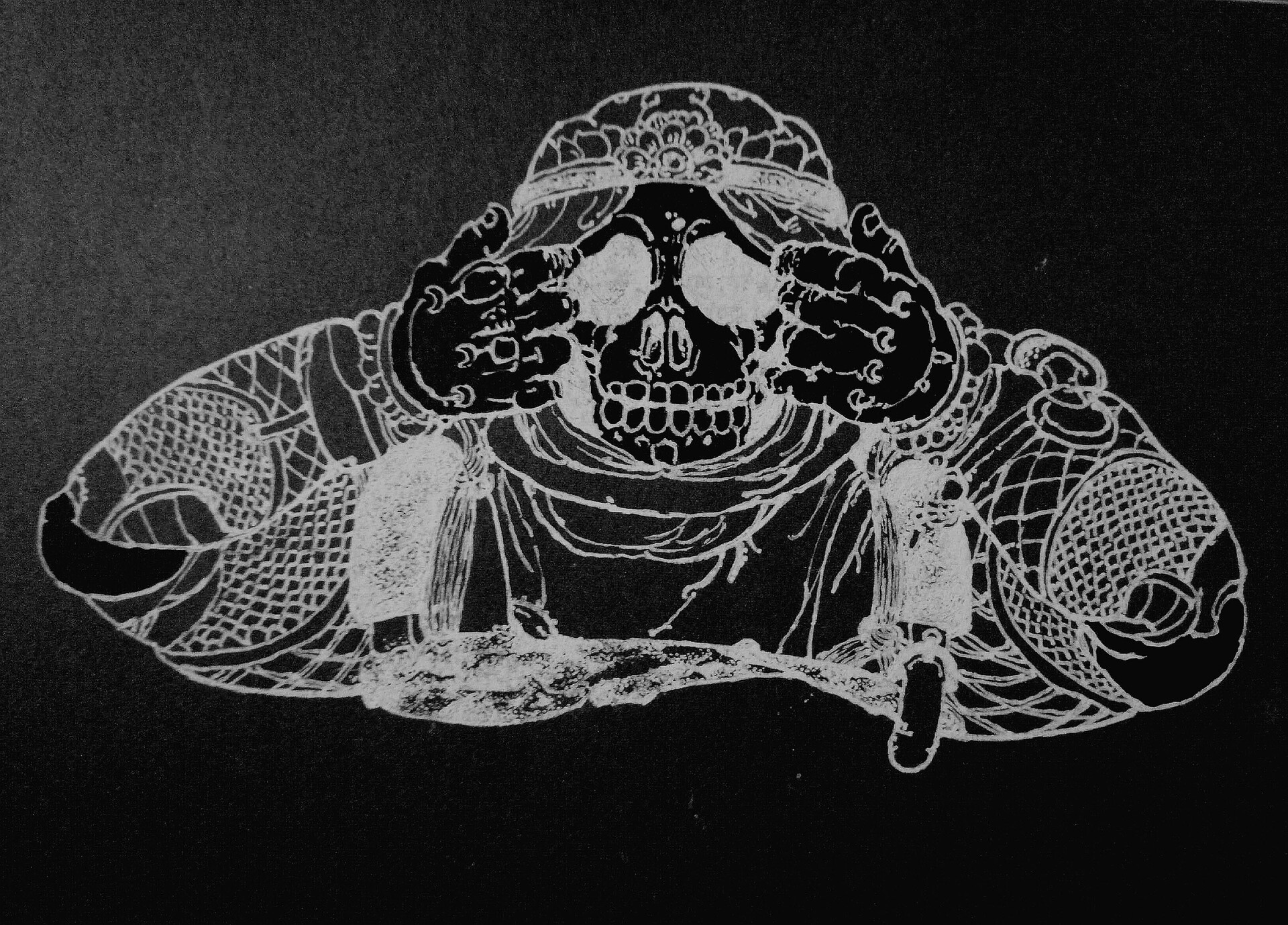 ArtStation - Ancient Chinese ghost face mask