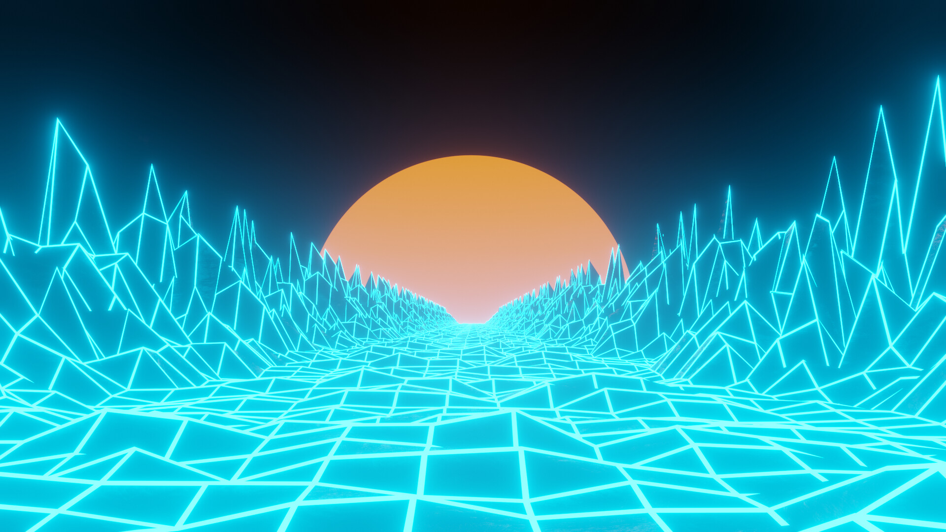 ArtStation - Retro Sun