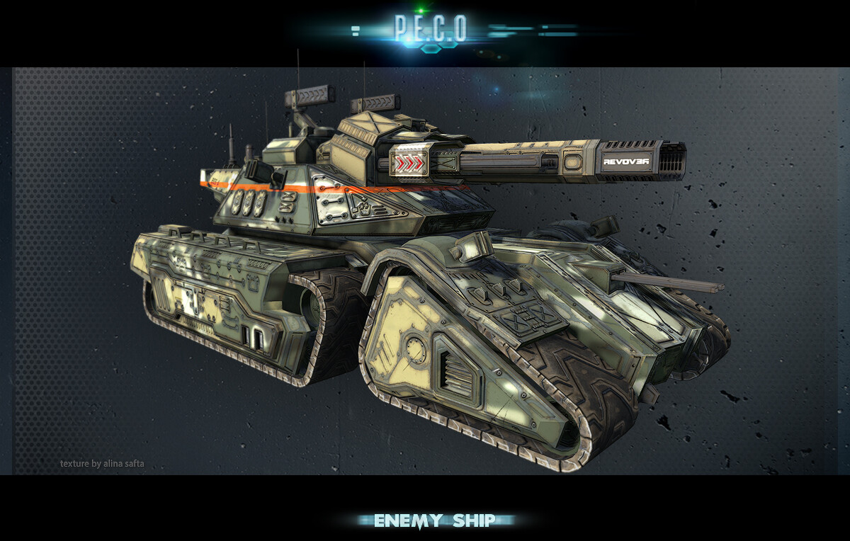 ArtStation - enemy tank bulldog