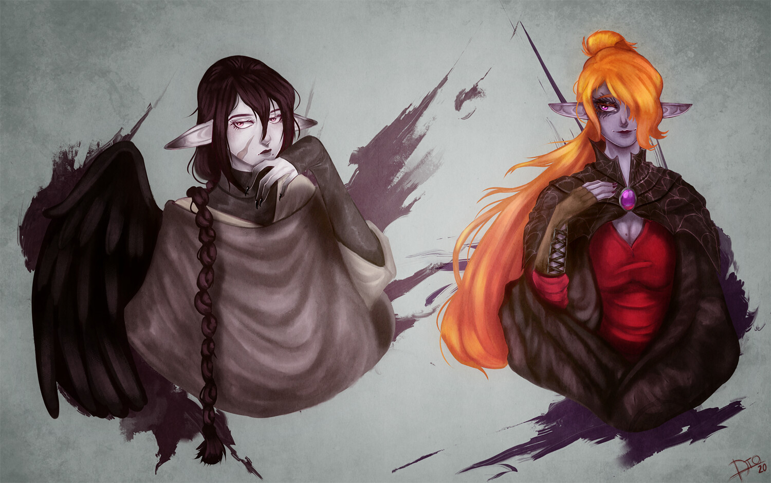 ArtStation - Strix and Drow