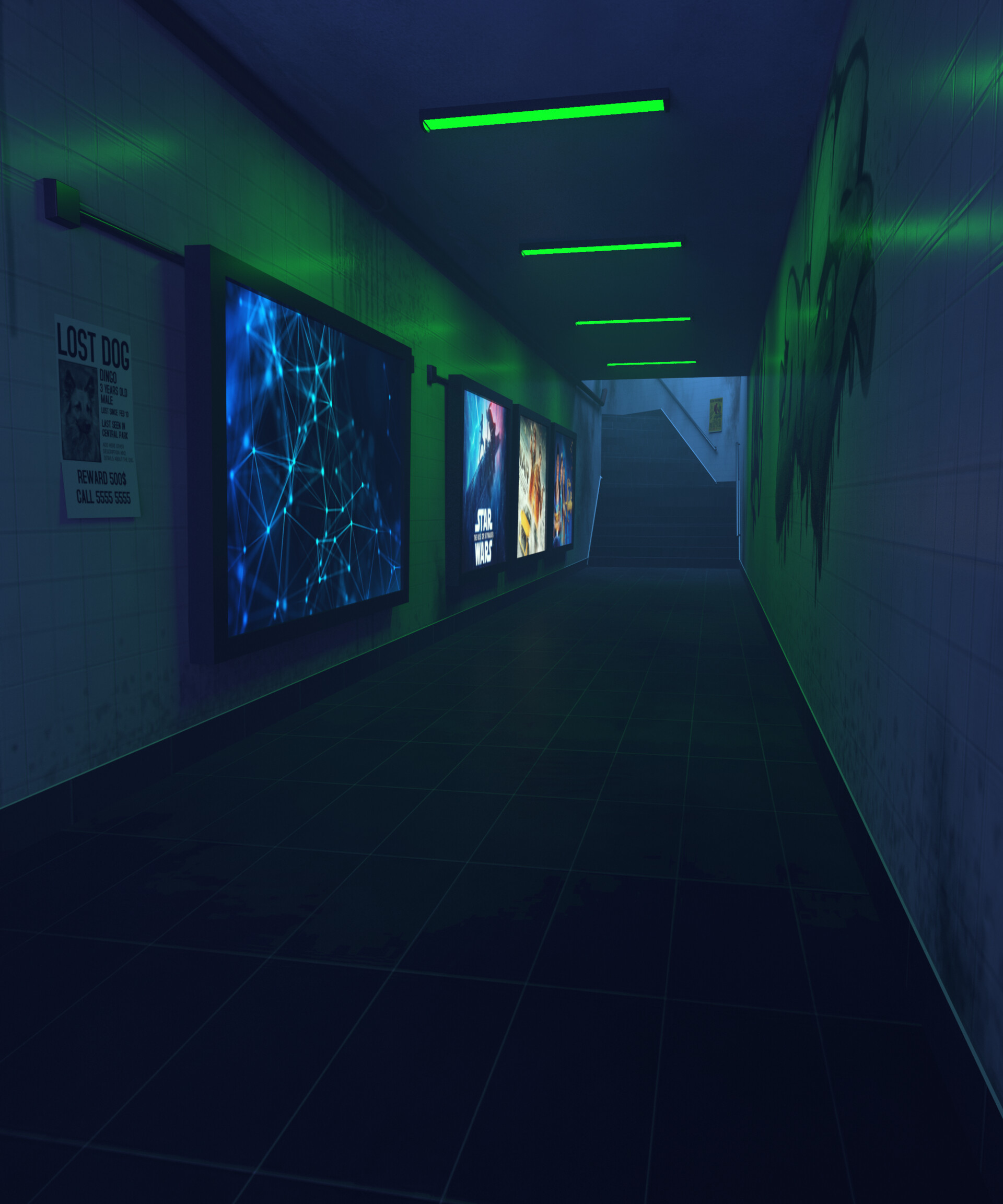 ArtStation - Subway Hallway