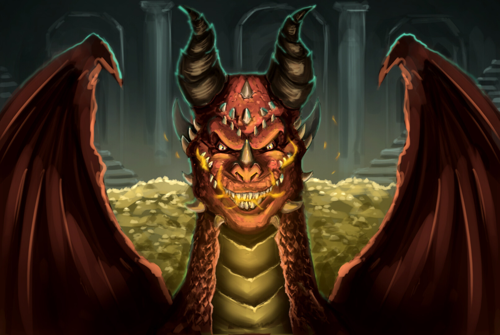 ArtStation - Dragon's lair