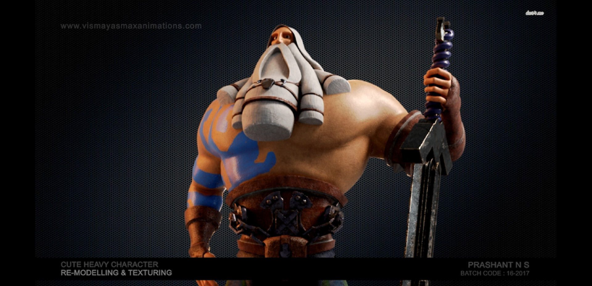 ArtStation - Cute heavy 3d remodeling