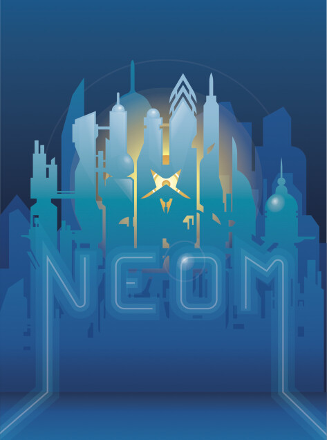ArtStation - Couverture du livre NEOM.