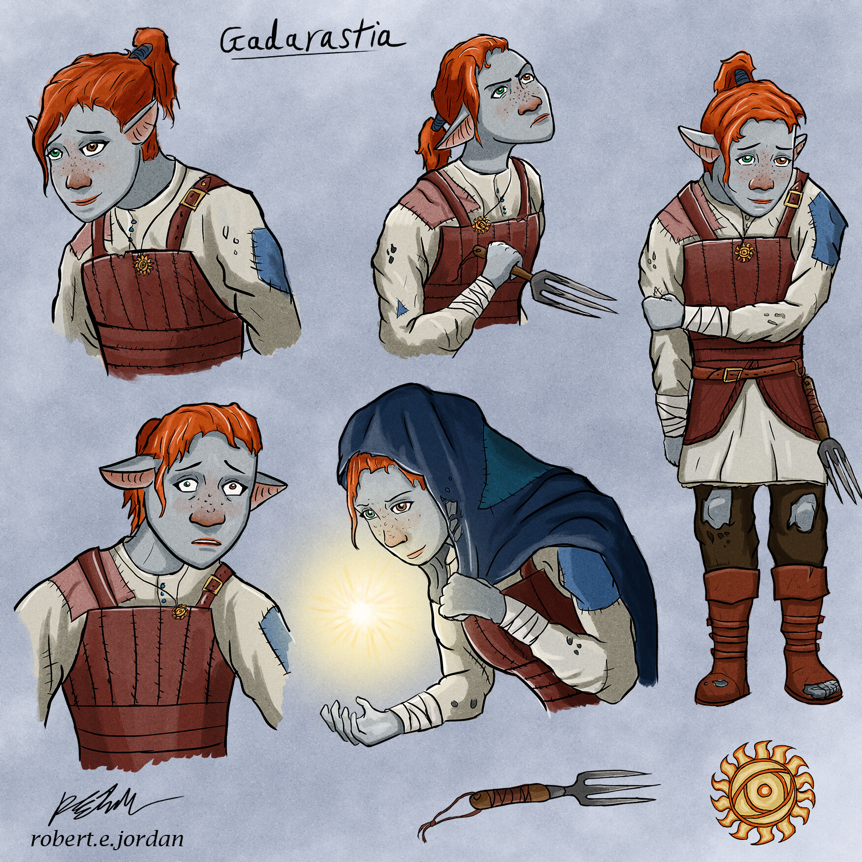 ArtStation - Gadarastia-DND Character Commission