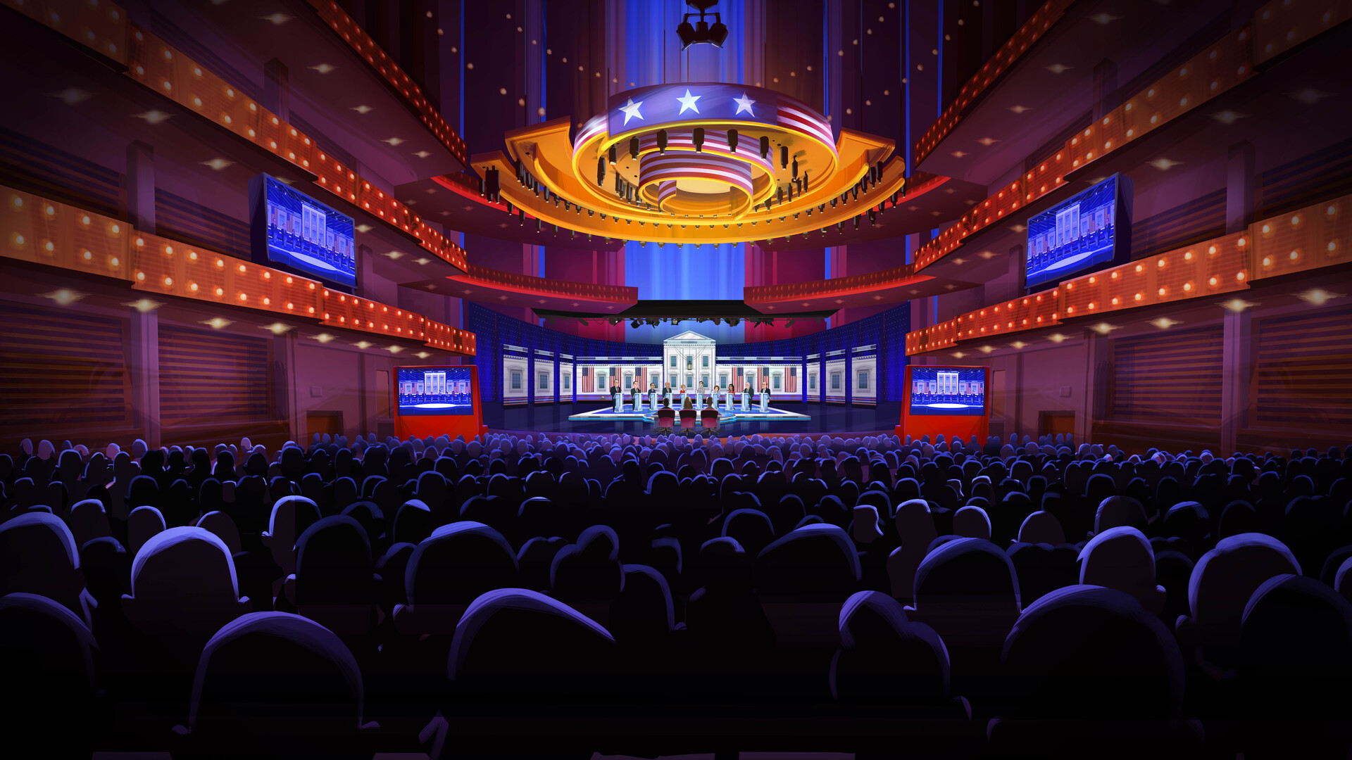 ArtStation - Democratic Debate