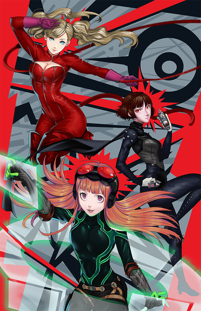 ArtStation - p5 girls