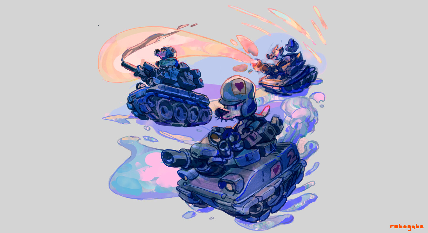 ArtStation - Dog Tanks