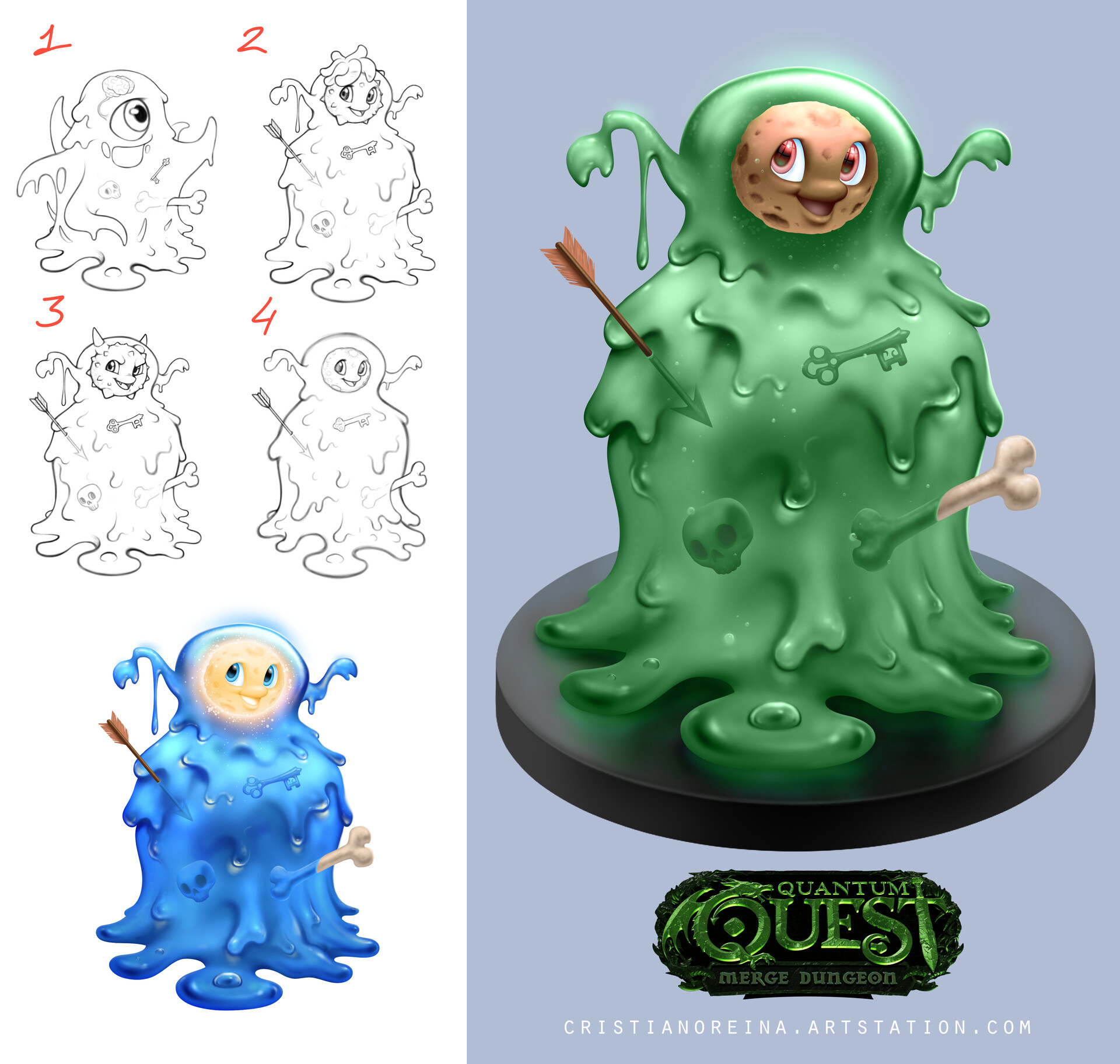 Artstation Slime Commission