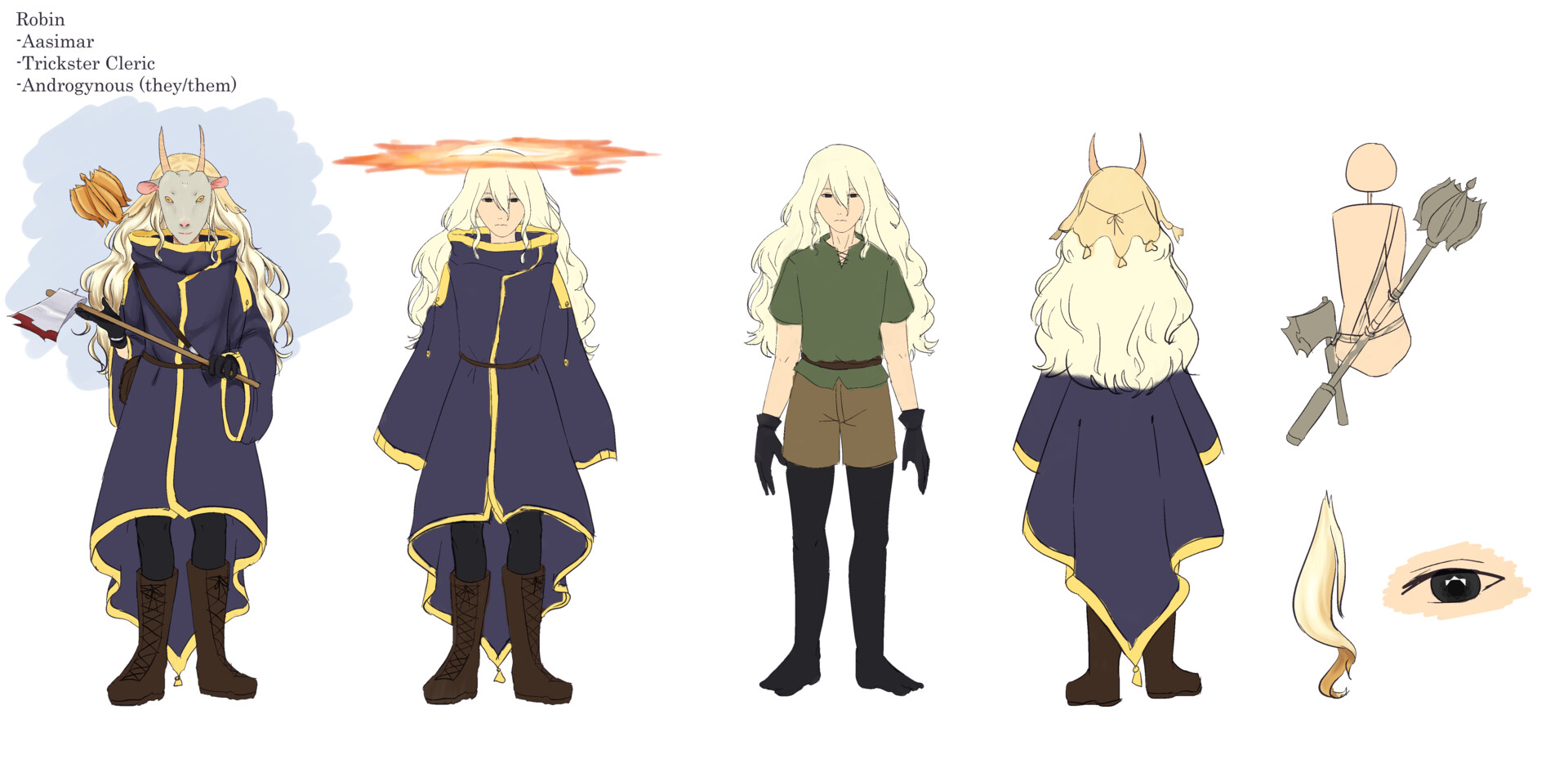 ArtStation - Robin Character Sheet