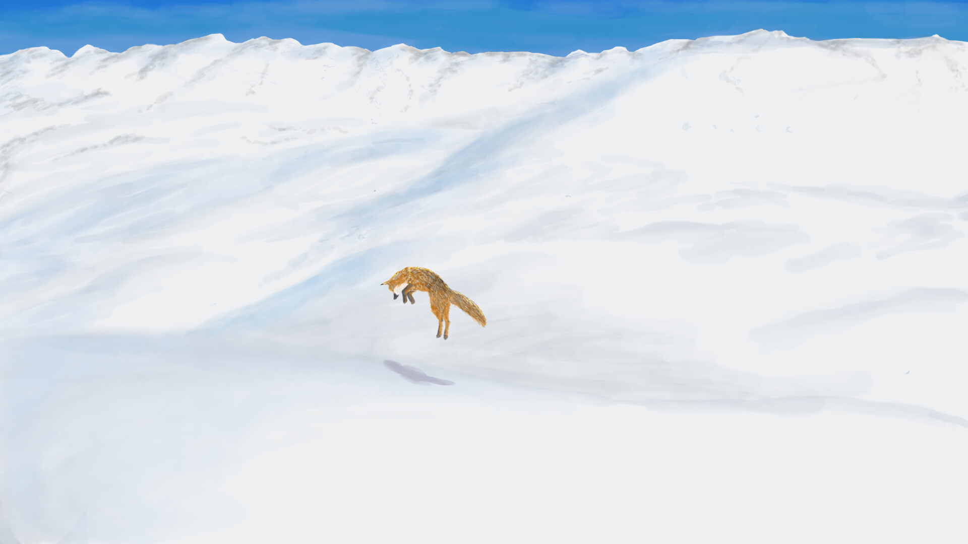 ArtStation - Snow Fox