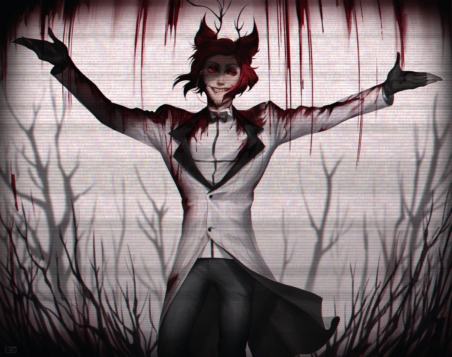 Alastor by Asaderi : r/ImaginaryCarnage