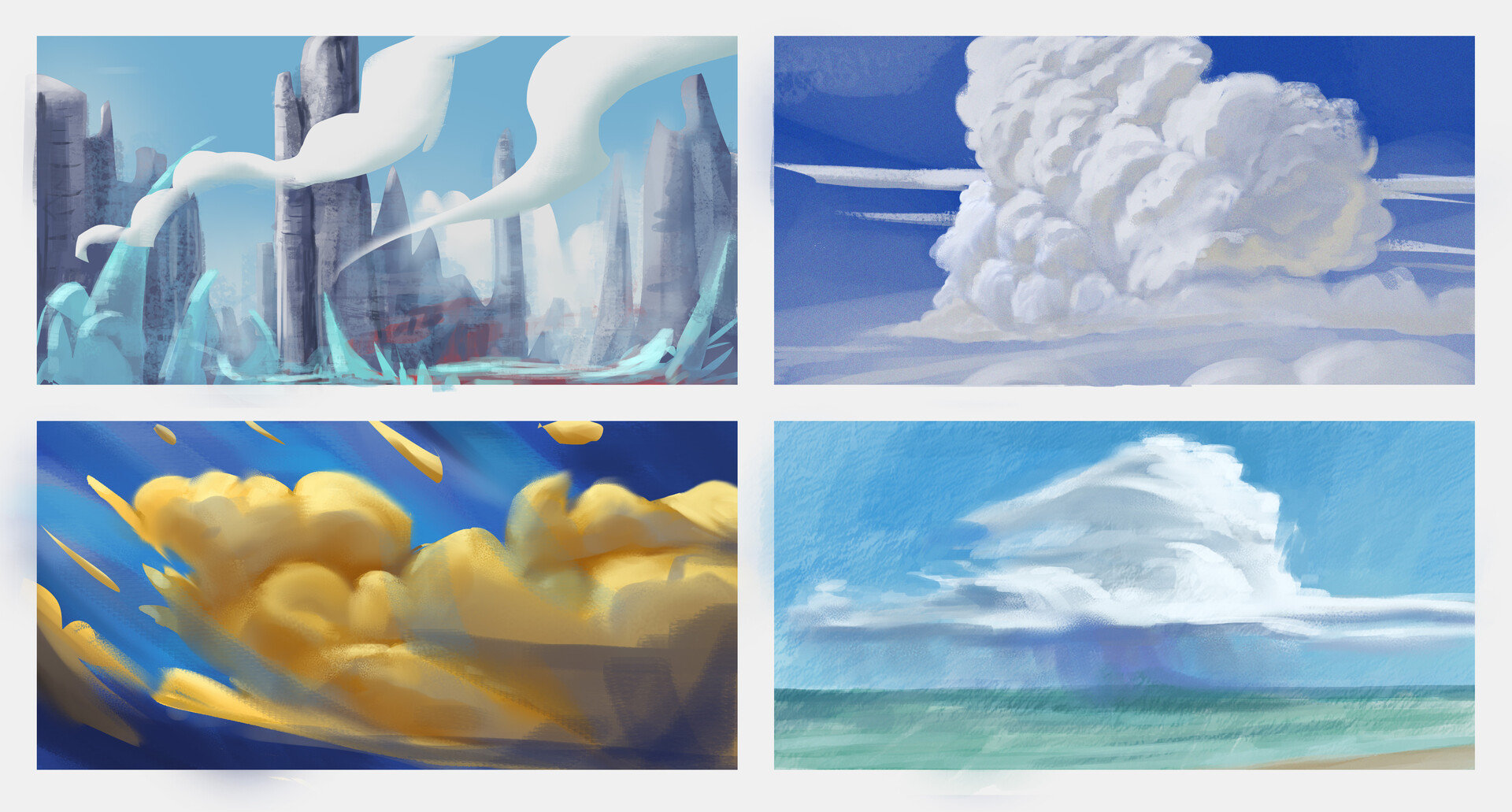 ArtStation - Cloud study