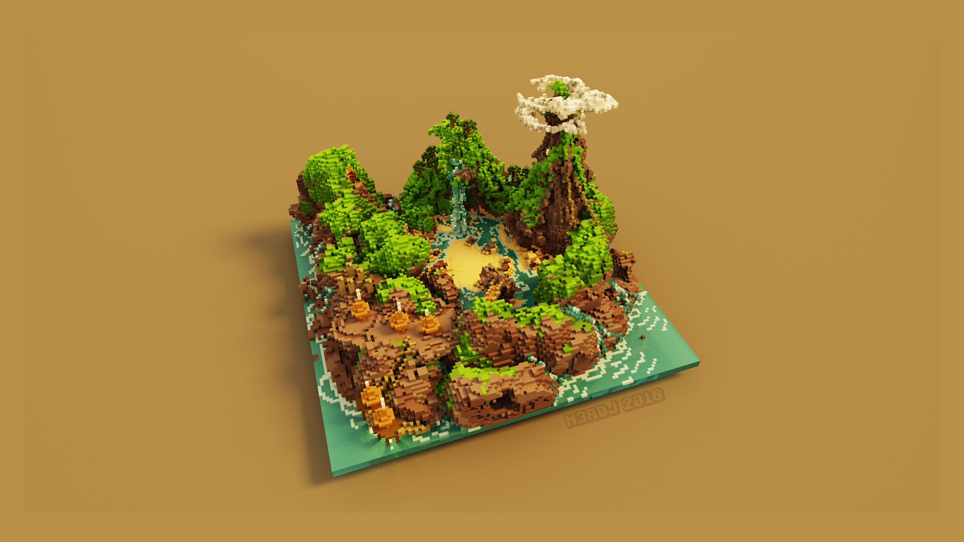ArtStation - Random Island