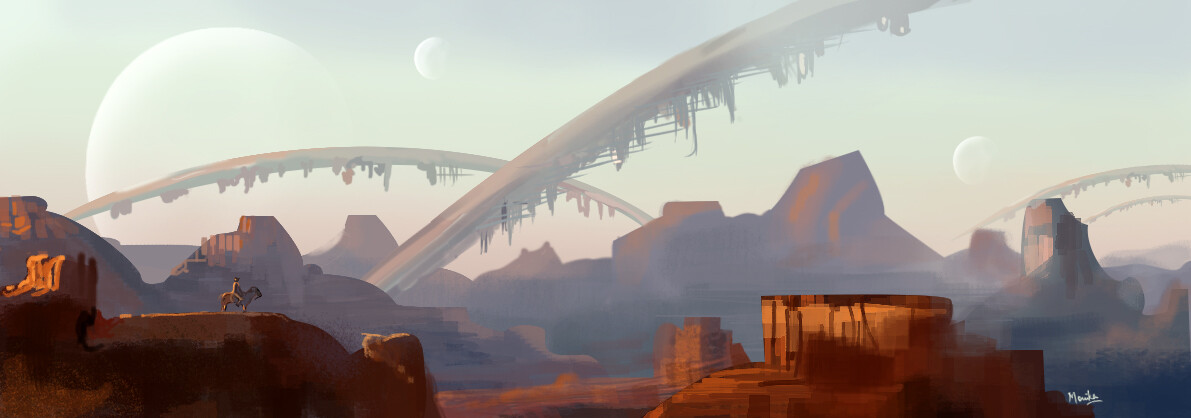ArtStation - Speed Paint Practice Landscape