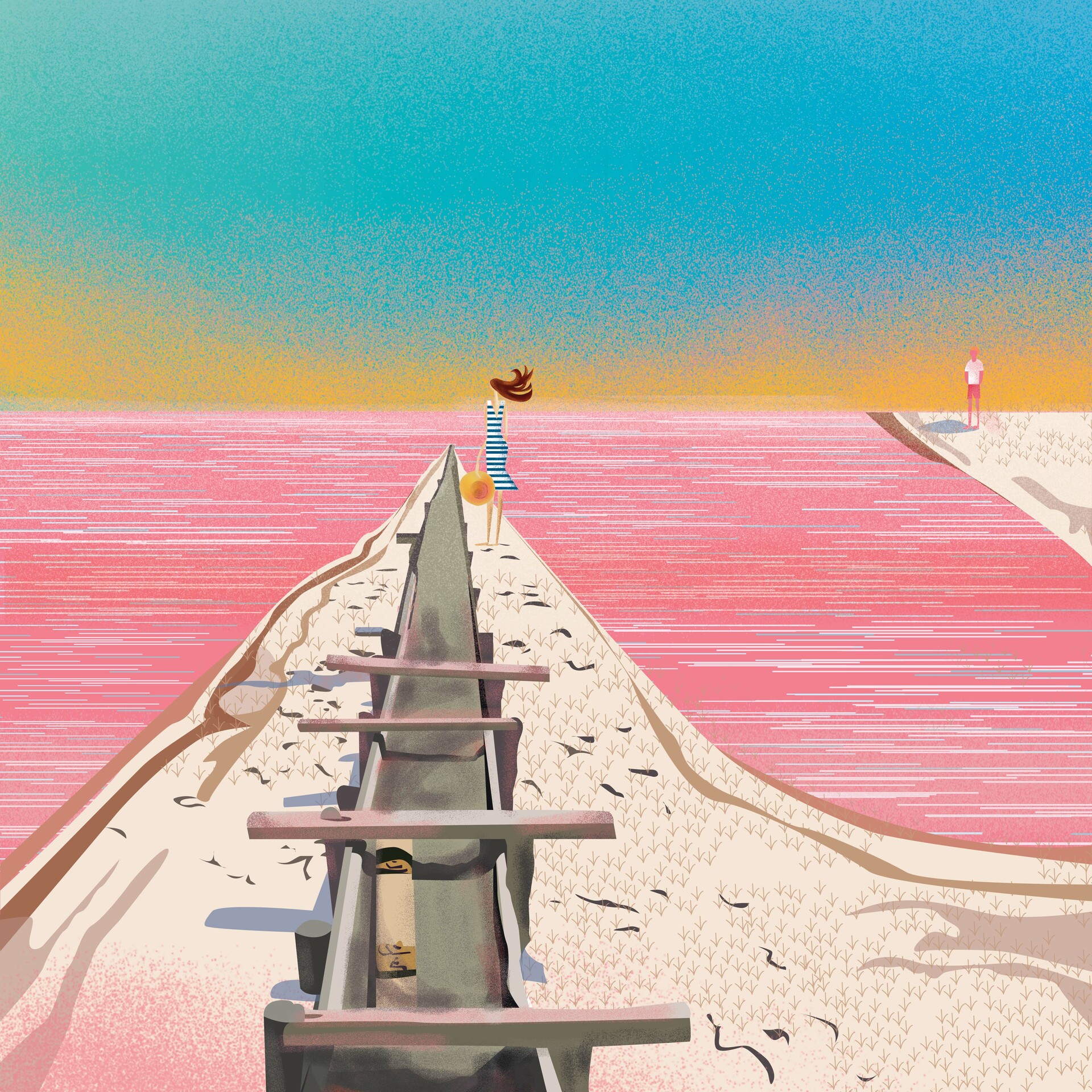 ArtStation - Pink lake