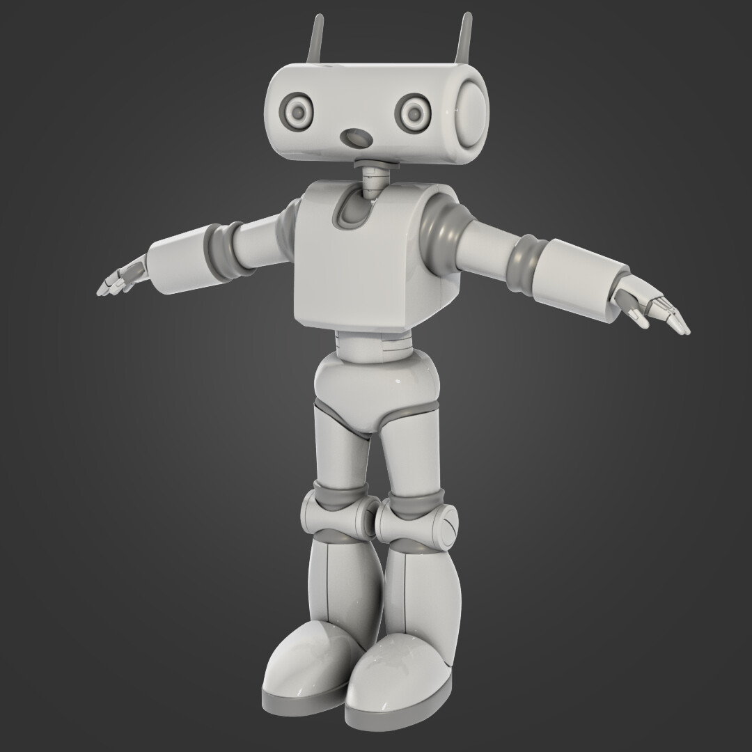 ArtStation - Cartoon Robot