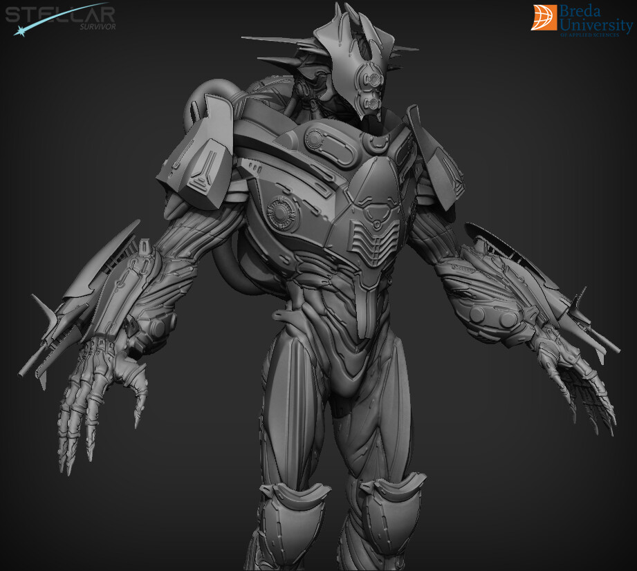 Rhodan - Stellar Survivor - Alien Gunner Highpoly