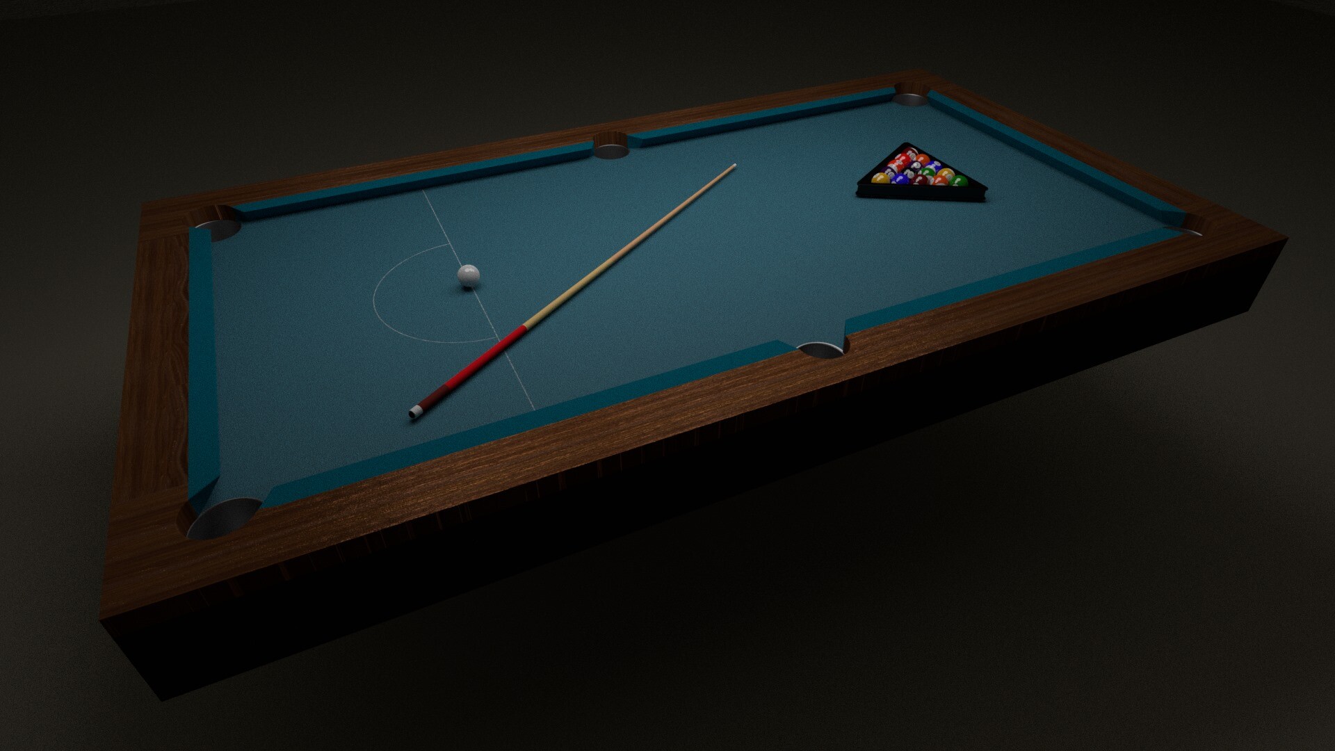 ArtStation - Pool Table