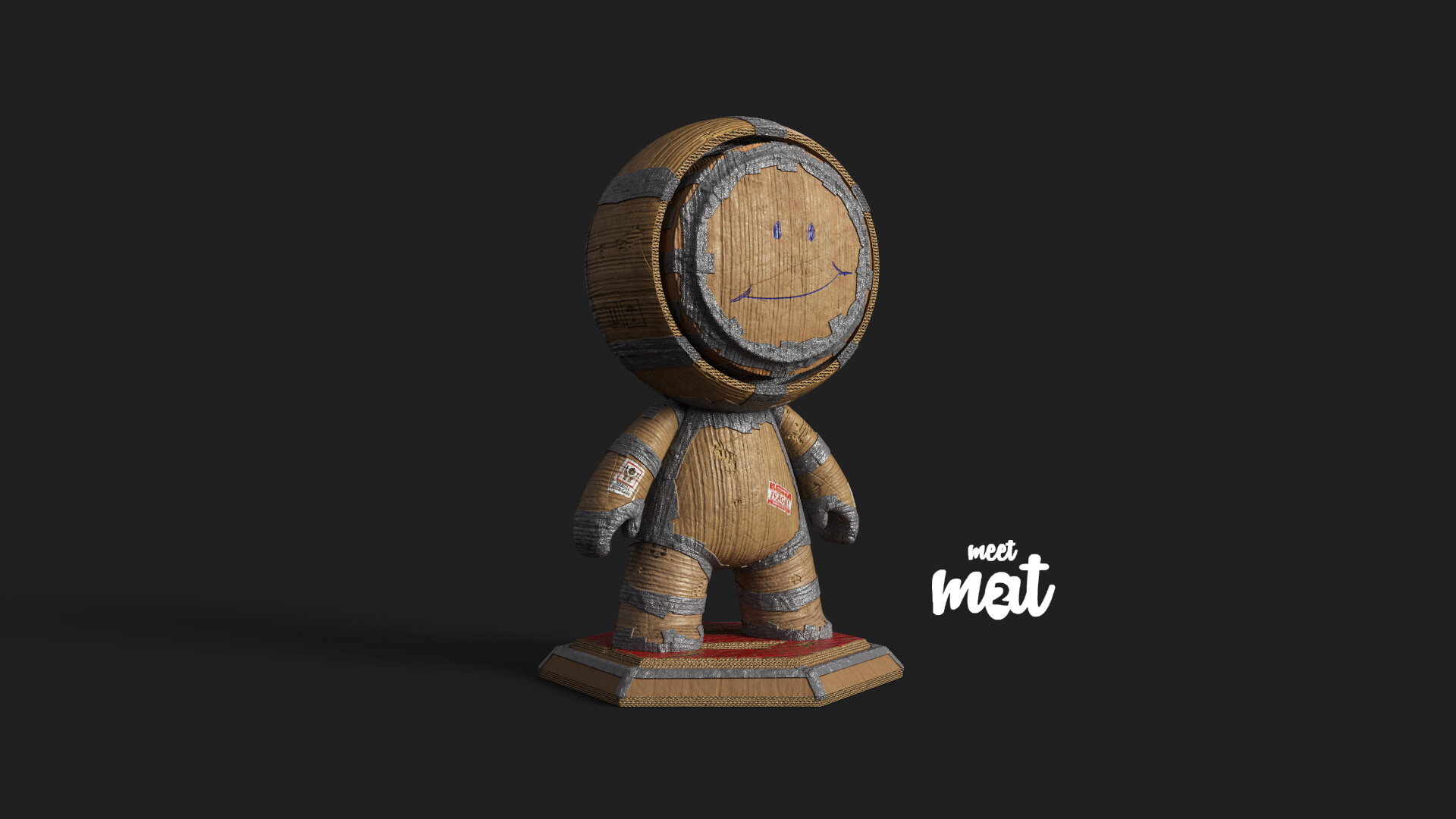 John Moran - Cardboard Mat - MeetMat 2 Texturing Contest
