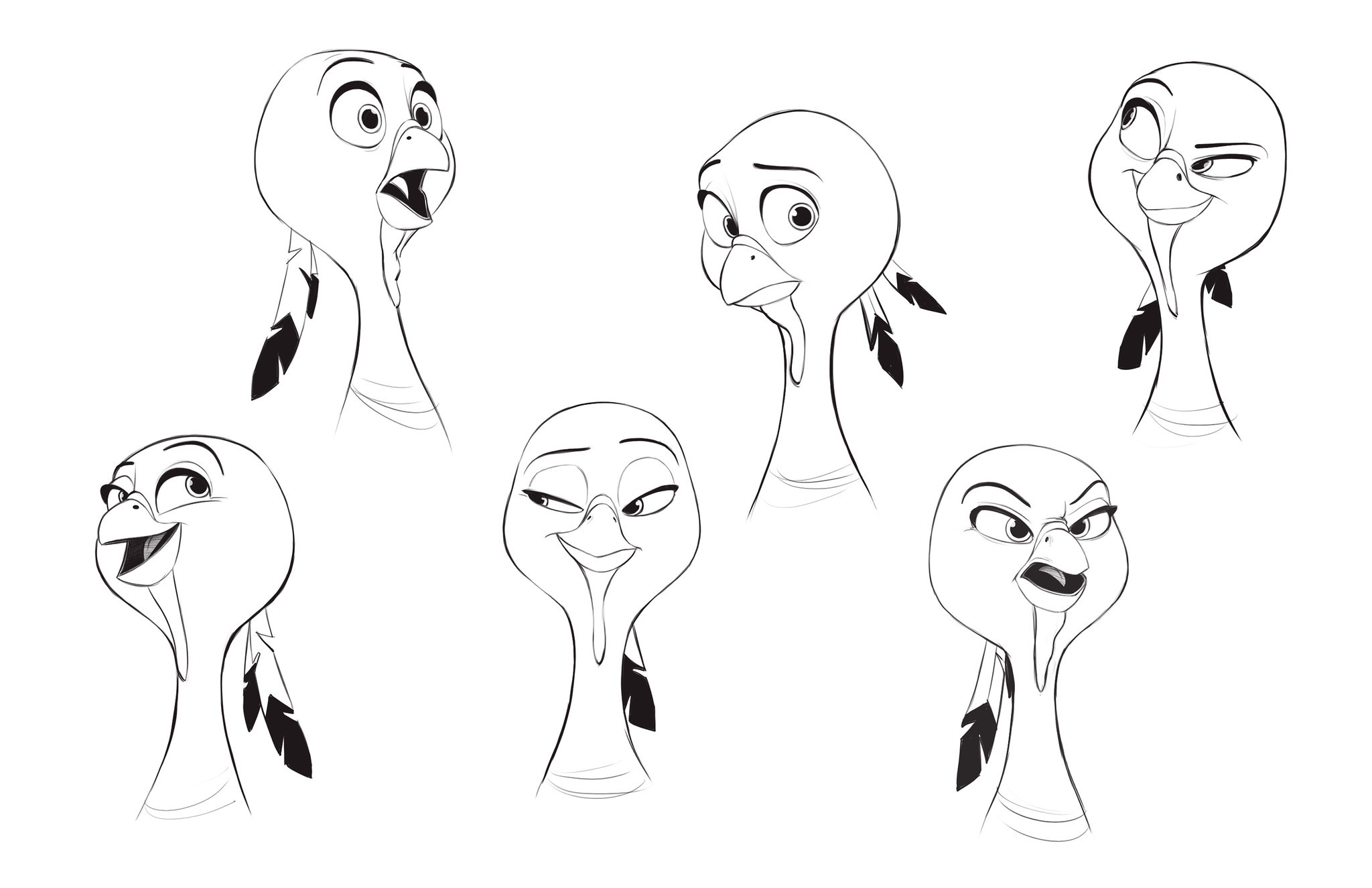 Sylvain Deboissy - Free Bird Character Design (2013)