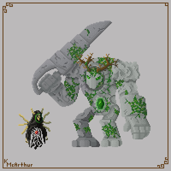 ArtStation - Poison and Stone Golem