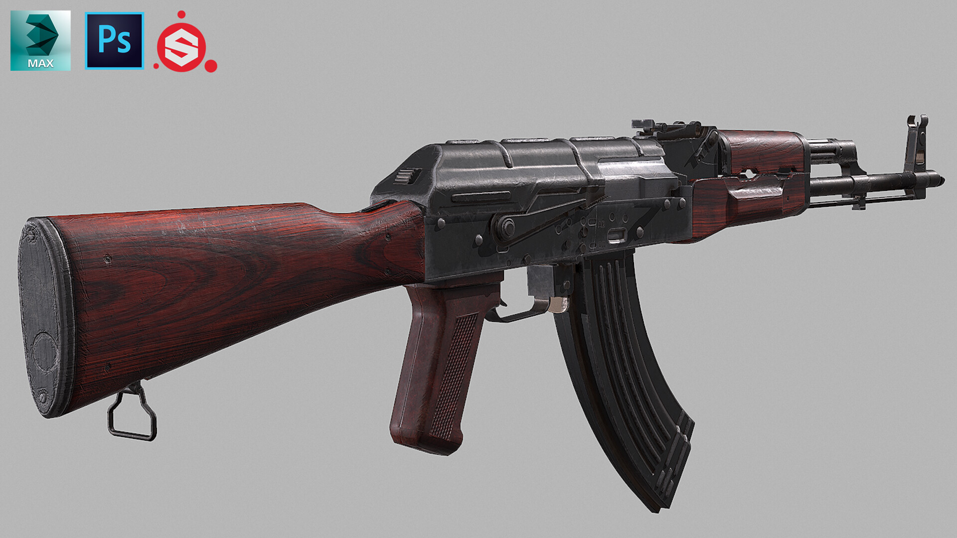 ArtStation - AKM Model and Textures