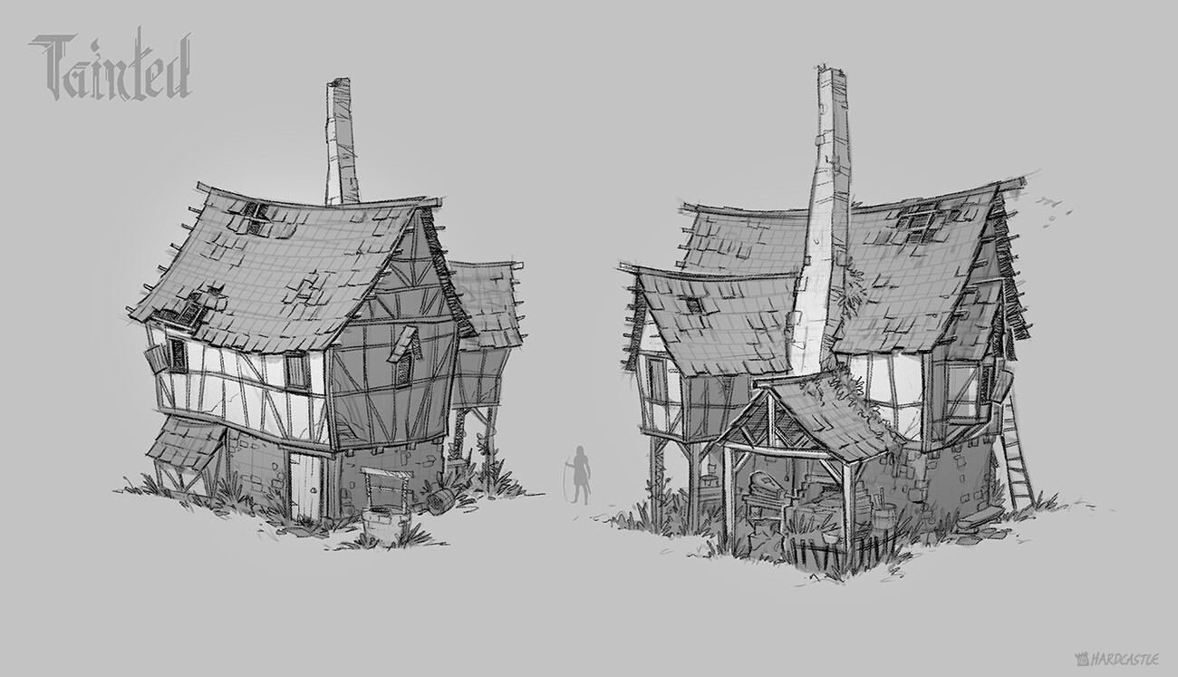 ArtStation - Abandoned Blacksmith House