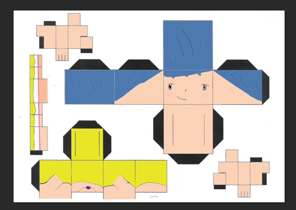 ArtStation - Paper Craft Character