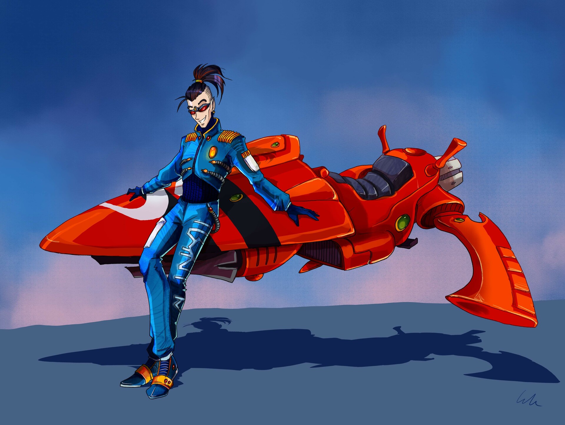 ArtStation - Jetbike not stolen~