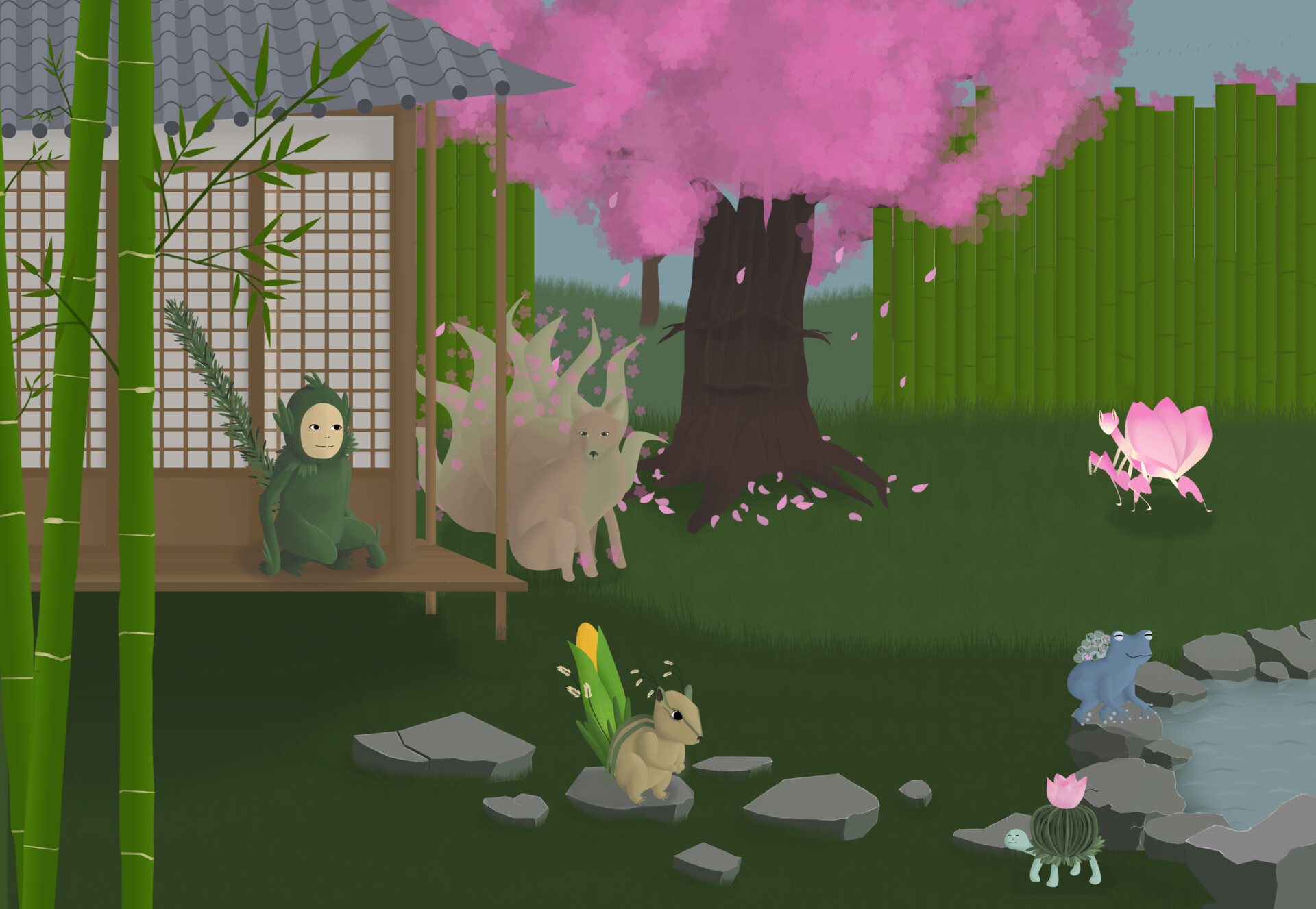 ArtStation - Pet game project