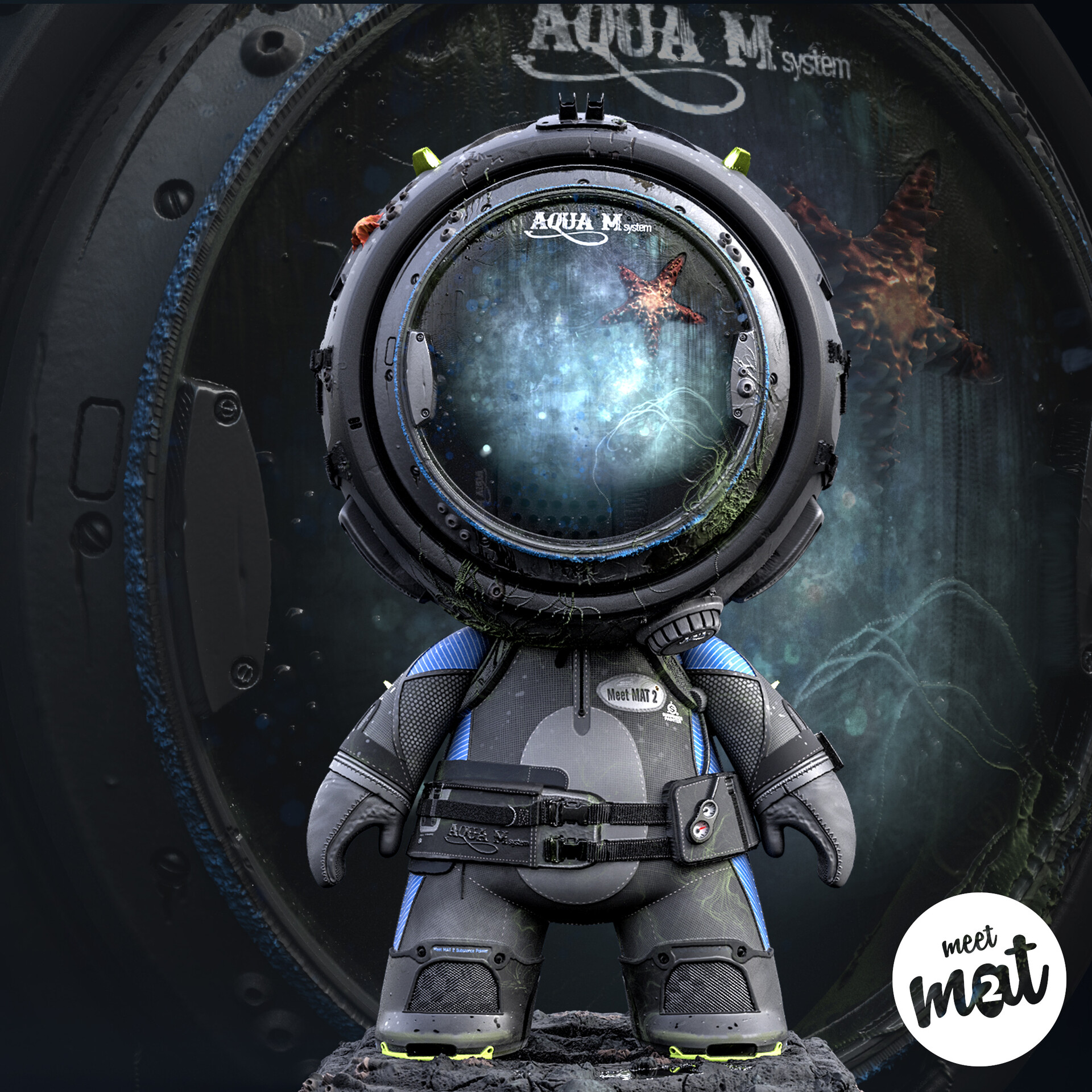 ArtStation - Diving Mat (Meet MAT 2 contest 2020)