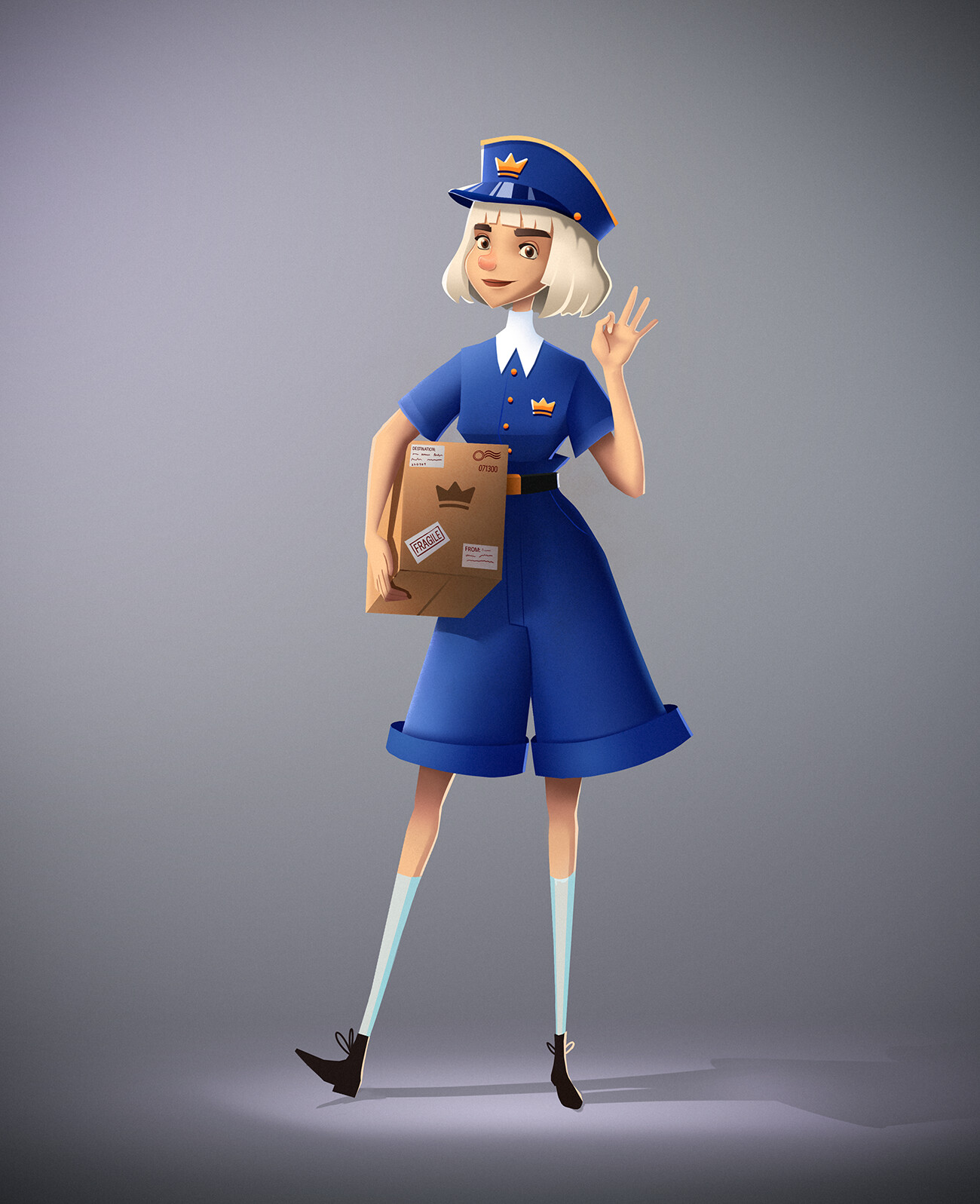 ArtStation - Delivery Girl