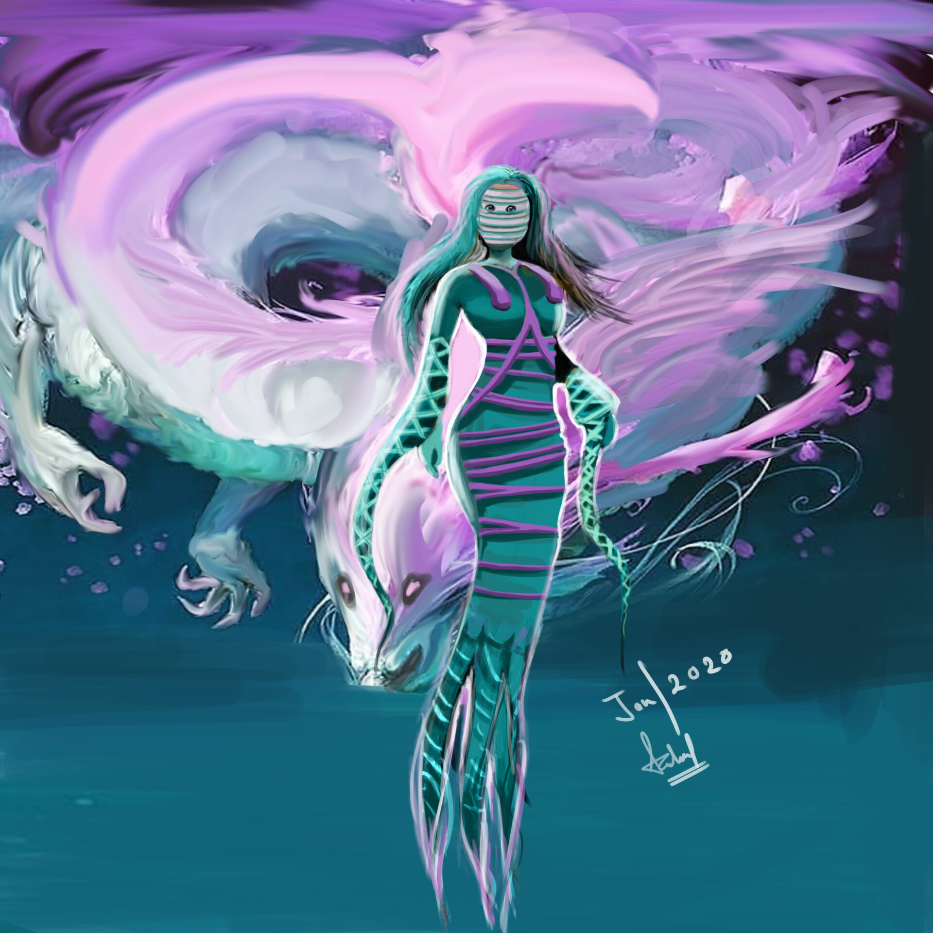 ArtStation - Blue Witch 🌪️🌪️🌪️🌪️😡
